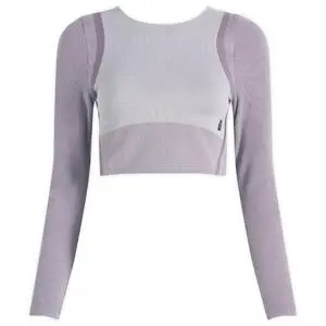 On Studio Knit Lon G-t Crop - Lilac/cosmos