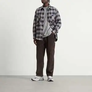FRIZMWORKS Corduroy Wide One Tuck Trousers