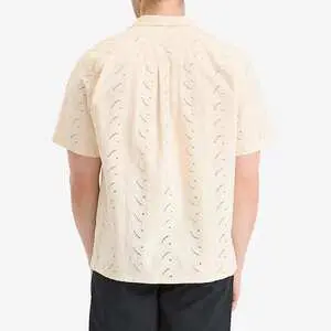 FORET Leo Paisley Shirt - Cloud