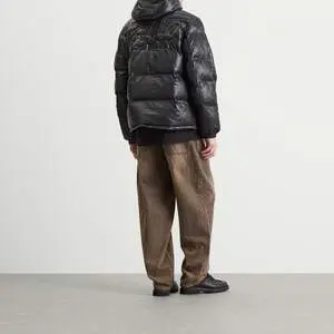 PATTA Quilted Script Logo Puffer Jacket