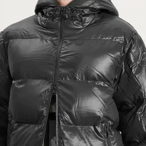 PATTA Quilted Script Logo Puffer Jacket