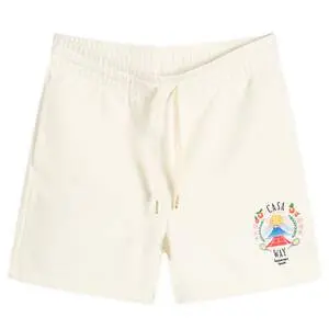 Casablanca Casa Way Mountain Embroidered Sweat Shorts