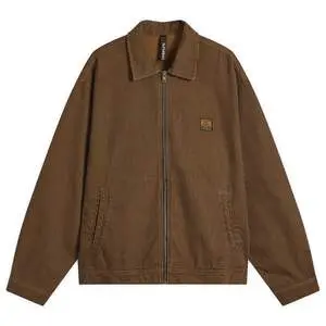 NO PROBLEMO Striped Nayoko Jacket - Brown
