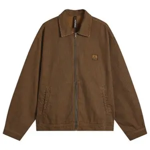 NO PROBLEMO Striped Nayoko Jacket In | Size: | 100% Cotton | End Clothing - Brown