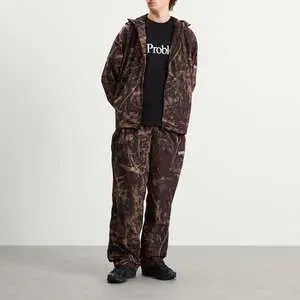 NO PROBLEMO Forest Glitch Nylon Jacket
