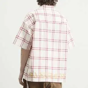 MASTERMIND WORLD Plaid Short Sleeve Shirt