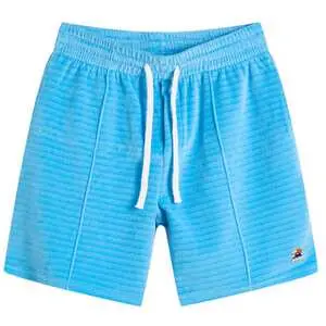 Casablanca Velour Pintuck Shorts
