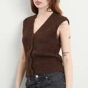 SAMSØE SAMSØE Sajeanne Hairy Knit Vest Top