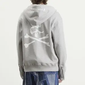 MASTERMIND WORLD Og Embroidery-ish Zip-up Hoodie