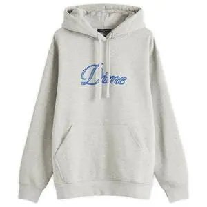 DIME Cursive Logo Hoodie - Heather Gray