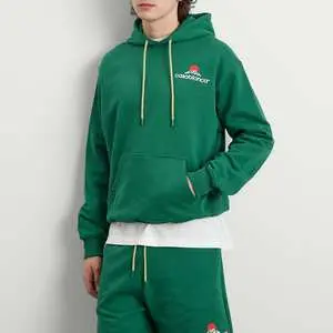 Casablanca Montagne Printed Organic Cotton Hoodie
