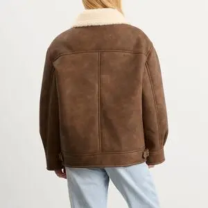DUNST Faux Shearling Jacket