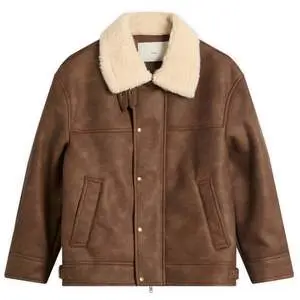 DUNST Faux Shearling Jacket - Camel