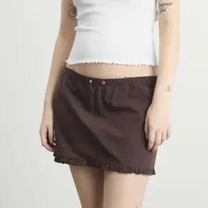 DEIJI STUDIOS Flounce Mini Skirt