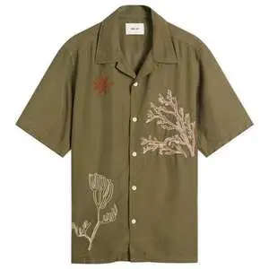 Nn07 Julio Embroidered Short Sleeve Shirt