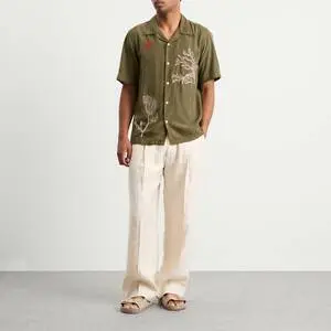 Nn07 Julio Embroidered Short Sleeve Shirt