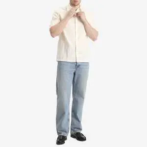 Nn07 Freddy Jacquard Shell Short Sleeve Shirt