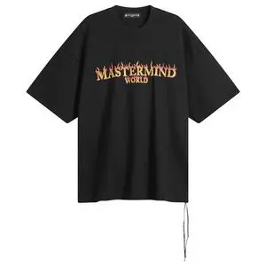 MASTERMIND WORLD Skull On Fire Short Sleeve T-shirt