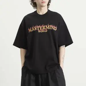 MASTERMIND WORLD Skull On Fire Short Sleeve T-shirt