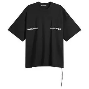 MASTERMIND WORLD Stamped Short Sleeve T-shirt - Black