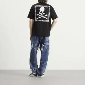 MASTERMIND WORLD Stamped Short Sleeve T-shirt - Black
