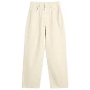 DUNST Brushed Straight Jeans - Cream