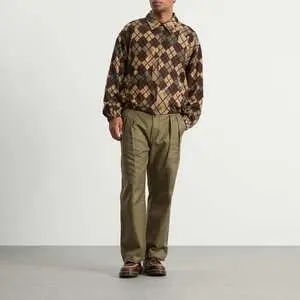 NOMARHYTHM TEXTILE Argyle Zip Jacket