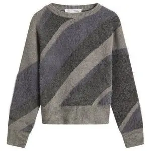 Toga Regimental Knit Pullover - Grey