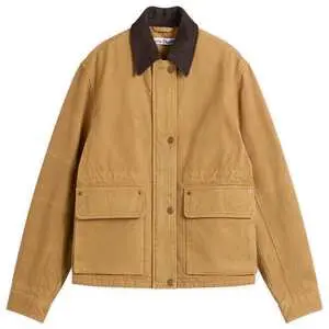 Acne Studios Onuk Canvas Wash Jacket - Rust Brown