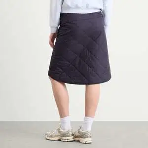 Gramicci Quilted Thermal Midi Skirt - Navy