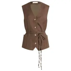 Tie Detailed Vests For Women