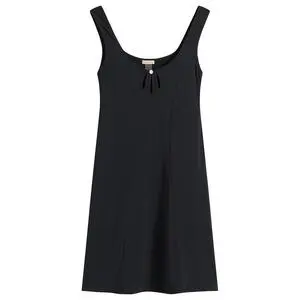 FRUITY BOOTY Satin Mini Dress - Black