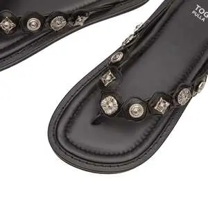 Toga Leather Flip Flops