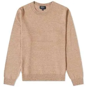 A.p.c. Greg Merino Crew Knit - Camel