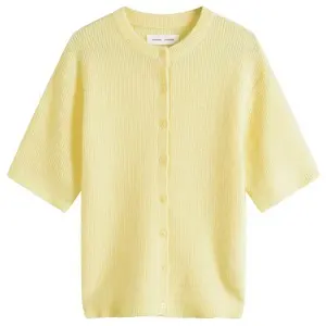 SAMSØE SAMSØE Saanouria Short Sleeve Cardigan - Flan