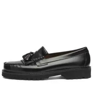 G.H. BASS & CO. Layton Ii 90s Kiltie Loafer - Black Leather