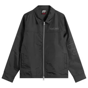 PLEASURES Helmets Nylon Work Jacket - Black