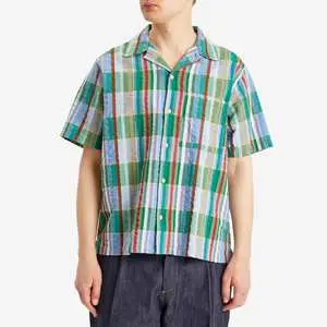Folk Relaxed Soft Collar Vacation Shirt