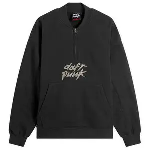 PLEASURES Primetime Quarter Zip - Black