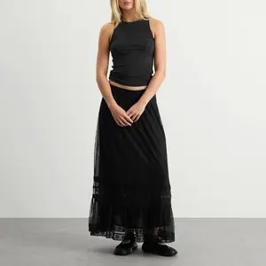 Rixo Tuta Midi Skirt