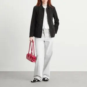 Faithfull The Brand Thea Ruched Peplum Top - White