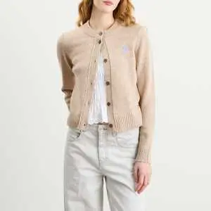 GANNI Core Future Wool Mix Cardigan