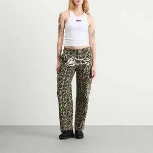 ICECREAM Running Dog Woodland Camouflage Cargo Pants