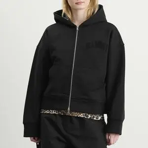 GANNI Heavy Terry Jersey Zip Hoodie