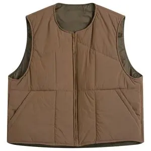 UNLIKELY DRY GOODS Reversible Utility Vest - Brown