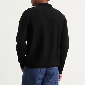 WAX LONDON Lennox Milano Zip Polo
