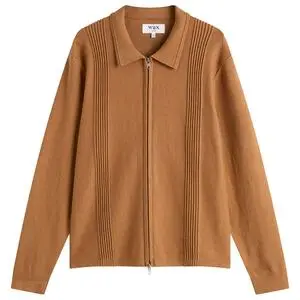 WAX LONDON Lennox Milano Zip Polo - Camel