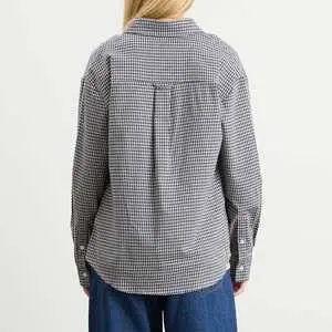 HOUSE OF SUNNY Gingham Shirt - Navy