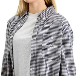 HOUSE OF SUNNY Gingham Shirt - Navy