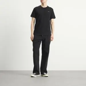 Play Comme Des Garcon Heart Emblem T-shirt - Black